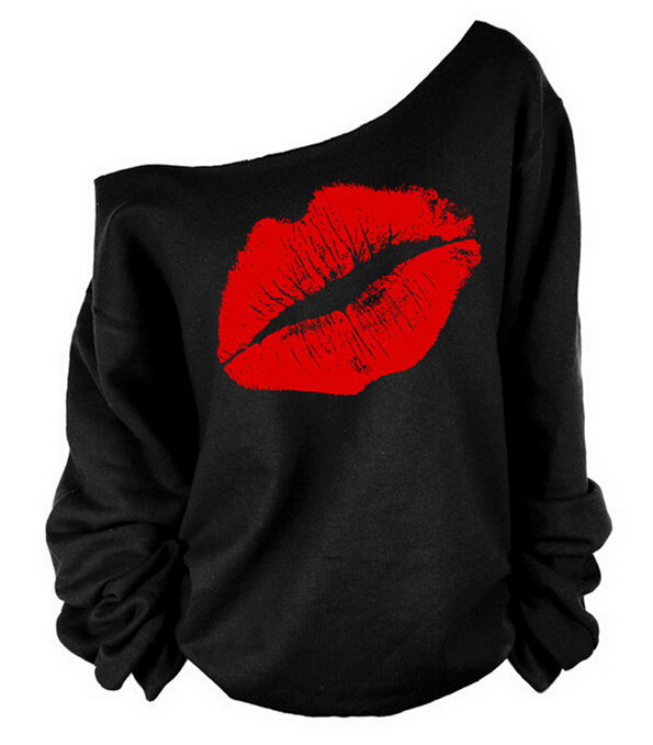 Red Big Lips Pattern Sweater 4812069 on Luulla